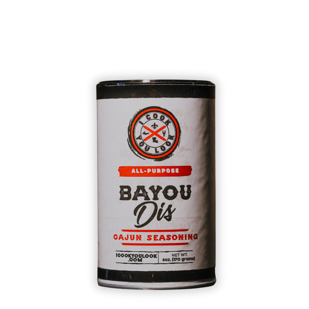 Bayou Dis Cajun Seasoning | Bold Cajun Blend – I Cook You Look
